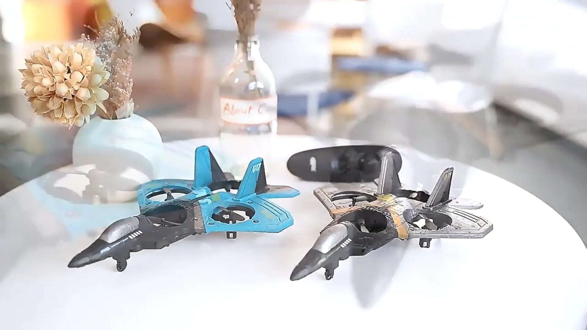 4drc V17 Jet Fighter Epp Foam Rc Airplane 2.4ghz Remote Control Air Plane 360 Stunt Spin Remote ...