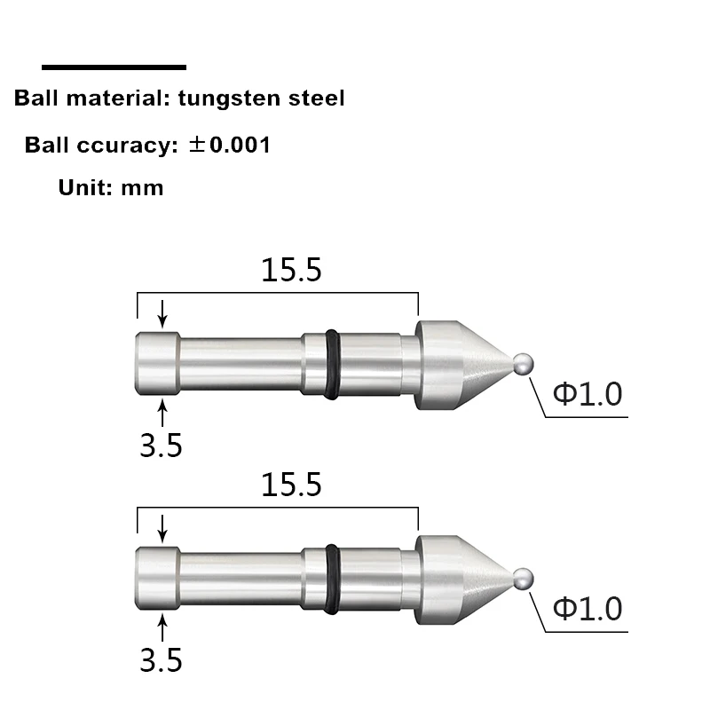Non Standard Customized Gear Micrometer Thread Gear Modulus Probe M ...