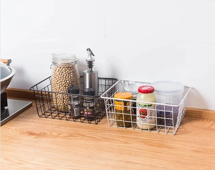 Stainless Steel Storage Woven Net Basket Rustic-Style Tote Basket for ...