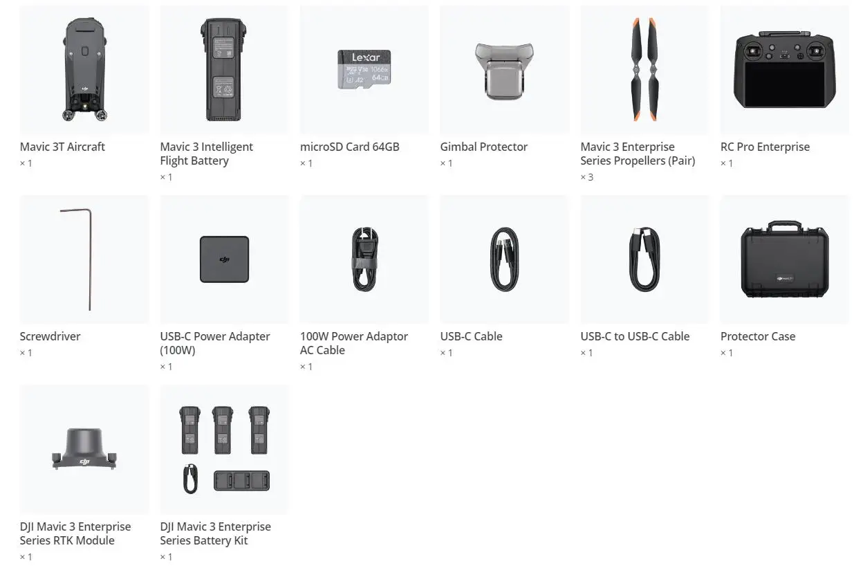 Mavic 3 Enterprise Series Dji Mavic 3t Worry-free Basic Combo/plus ...