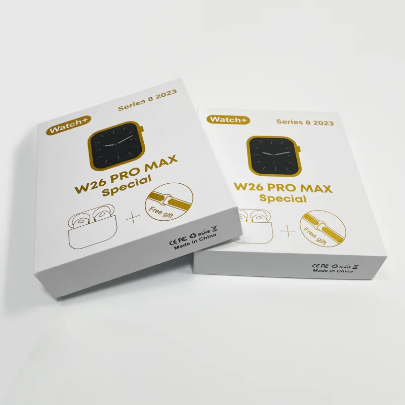 Smartwatch W26 Pro Max Earbuds Gaming Reloges Sport Watch Twx Earbuds 2 ...