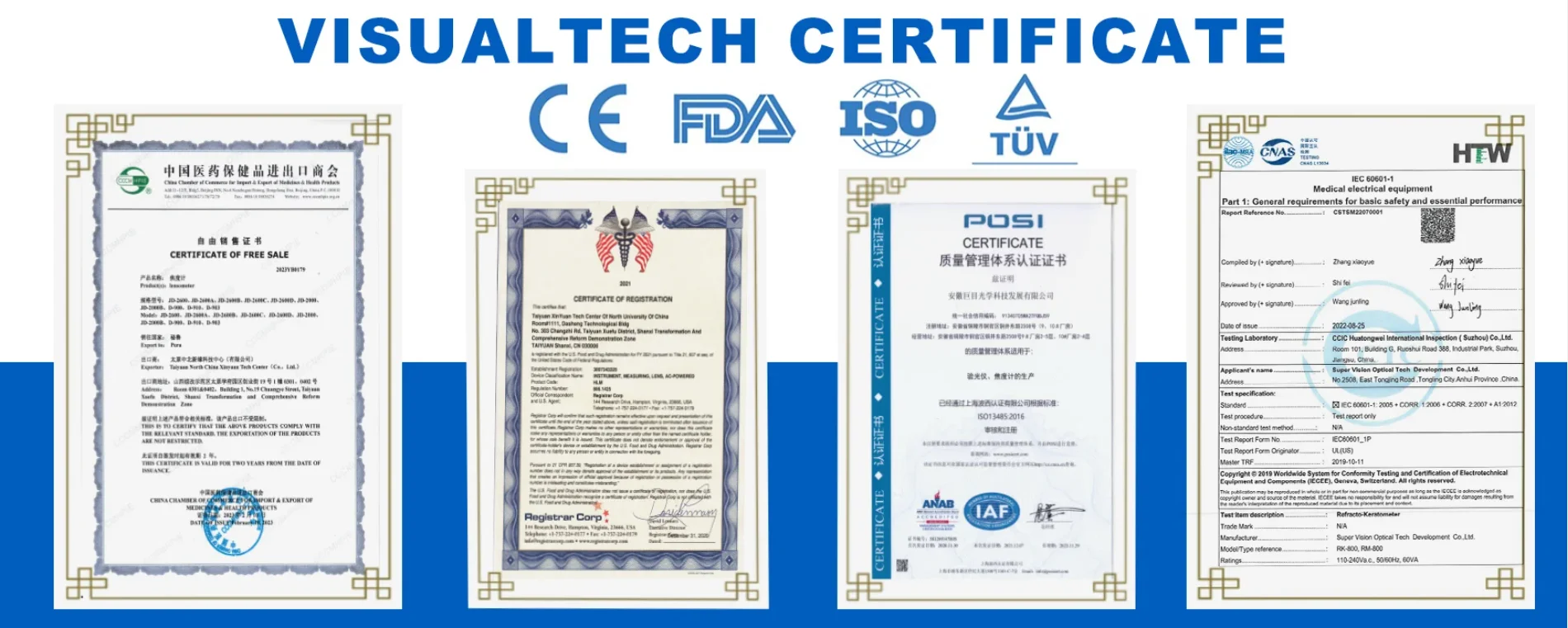 Optometry Equipment Snellen Visual Acuity E-chart For Vision Assessment ...