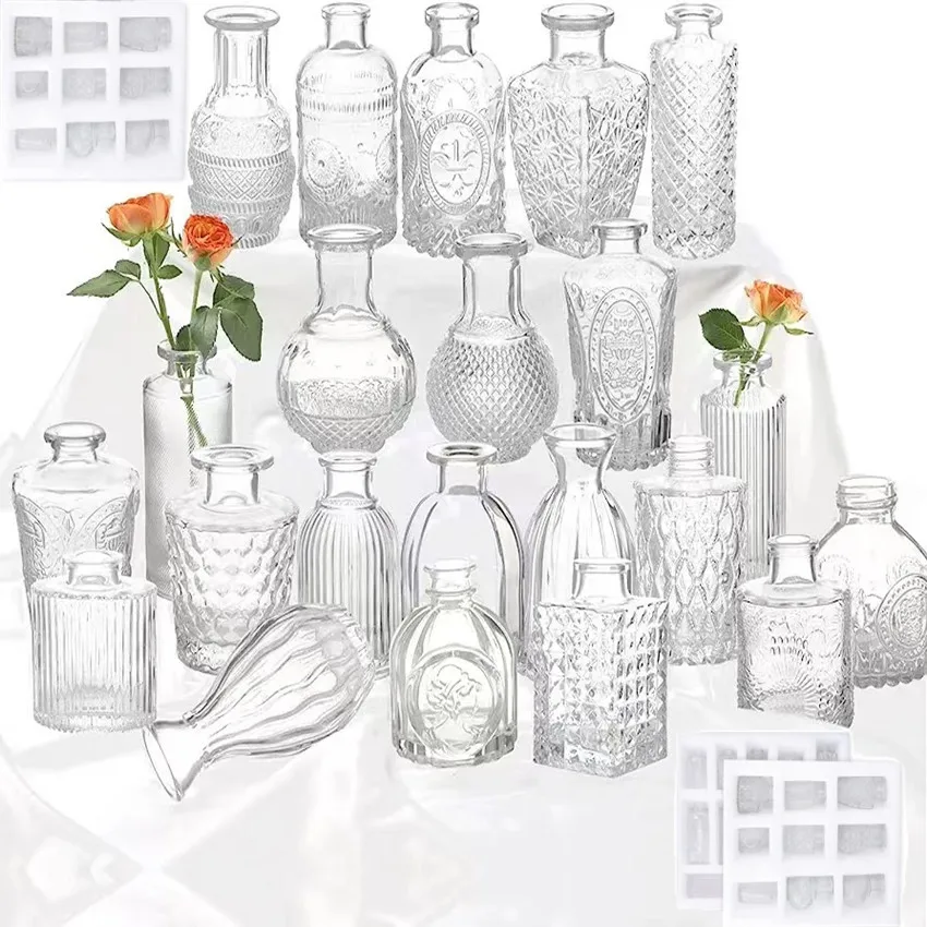 Luxury Glass Table Vases - Perfect for Wedding Centerpieces