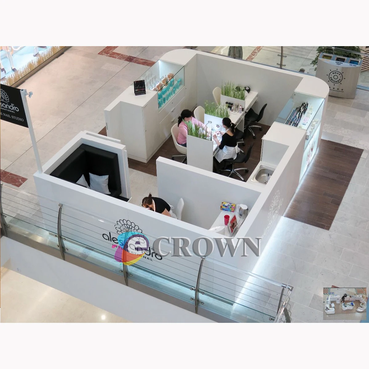 Kiosk Design Display Manicure Shop Design Shop Design Kiosk Decoration ...