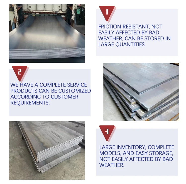 ASTM A36m Ss440 Ar500 Ah36 Q235 Steel Plates - High Strength