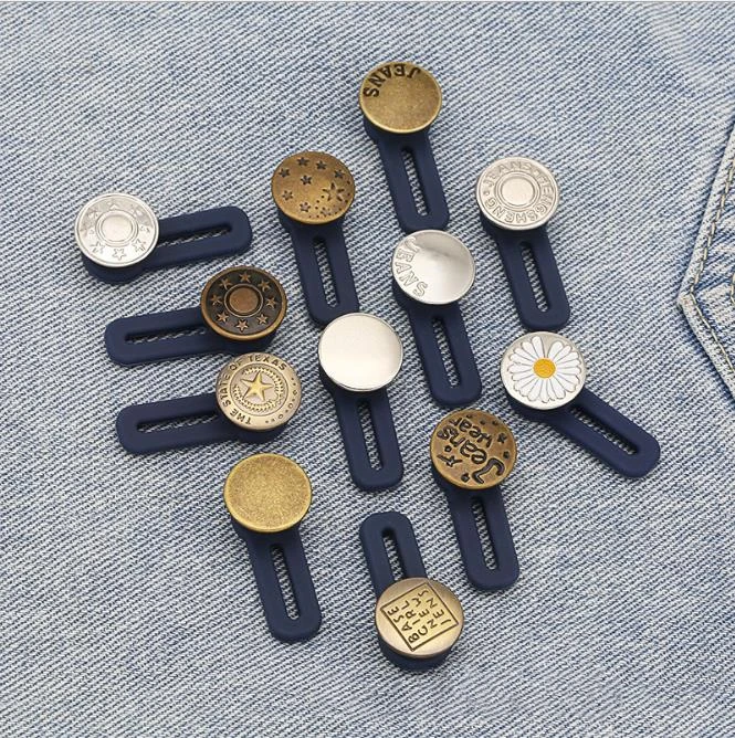 No Sew No Tools Instant Button Pins For Jeans Simple Installation Jeans ...