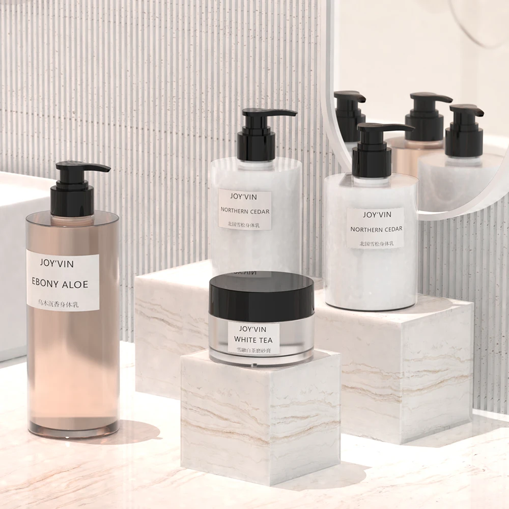 Custom Body Wash Bottle 280/300/500ml Luxury Biodegradable Cosmetic ...