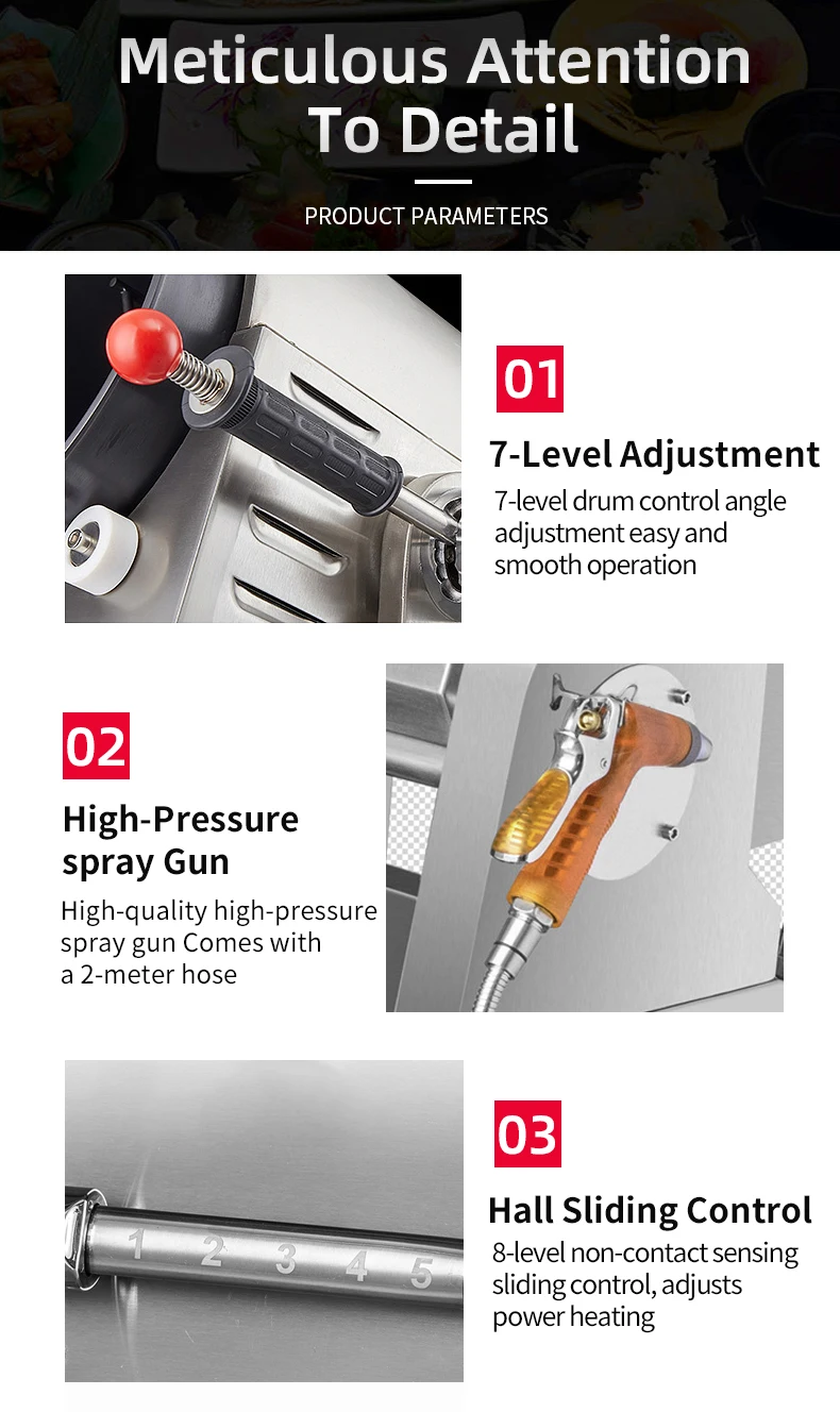 In-smart Cheap Commercial Automatic Cooking Machine Semi Gas Wok Rotary ...