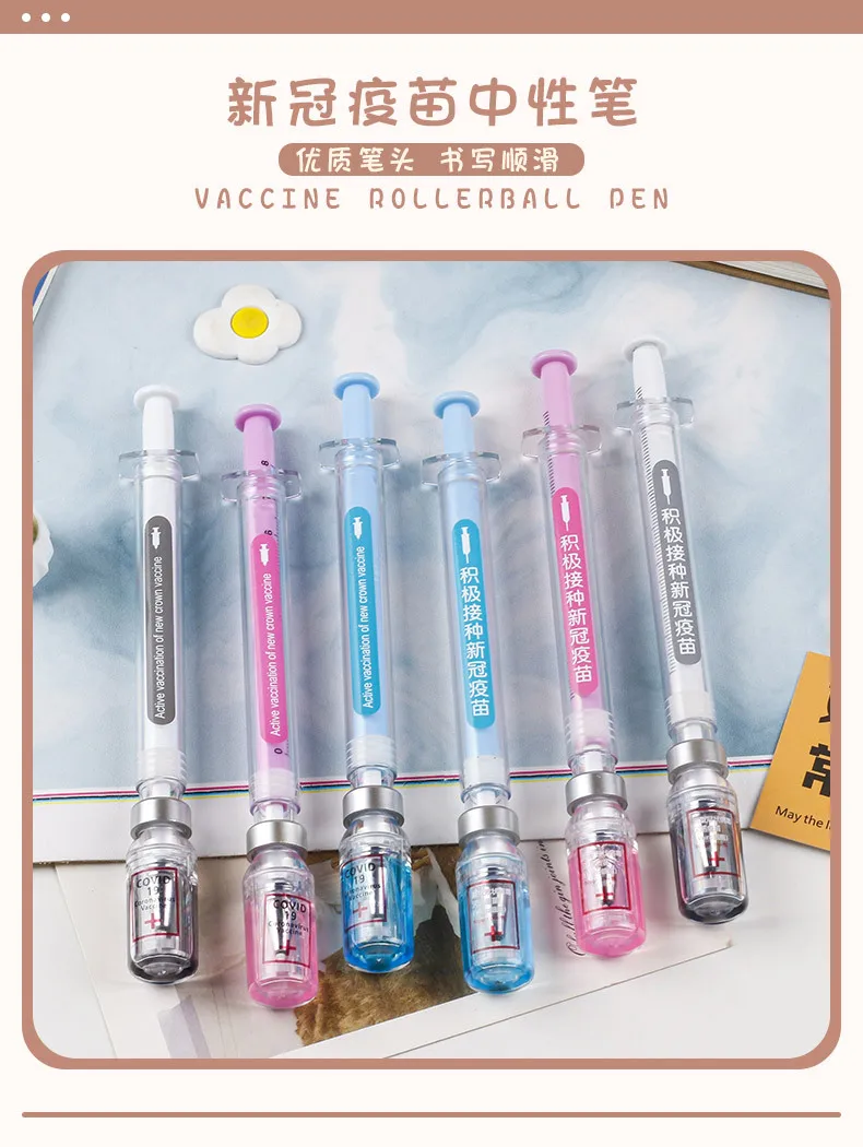 2024 Vaccine Rollerball Pen - Cute & Functional Writing Tool