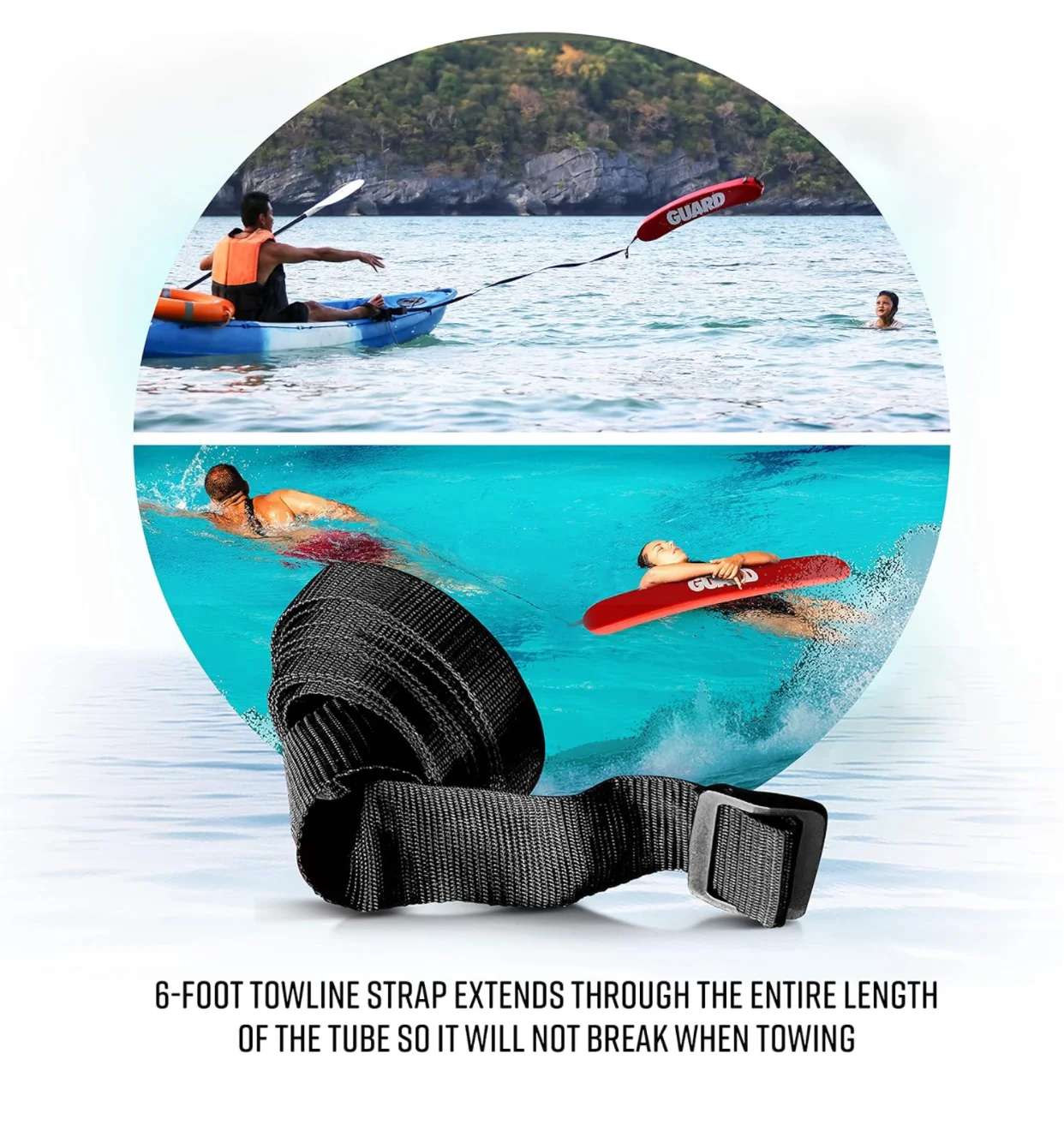 Rescue Lifeguard Floating Water Safety Tube for Pool Training