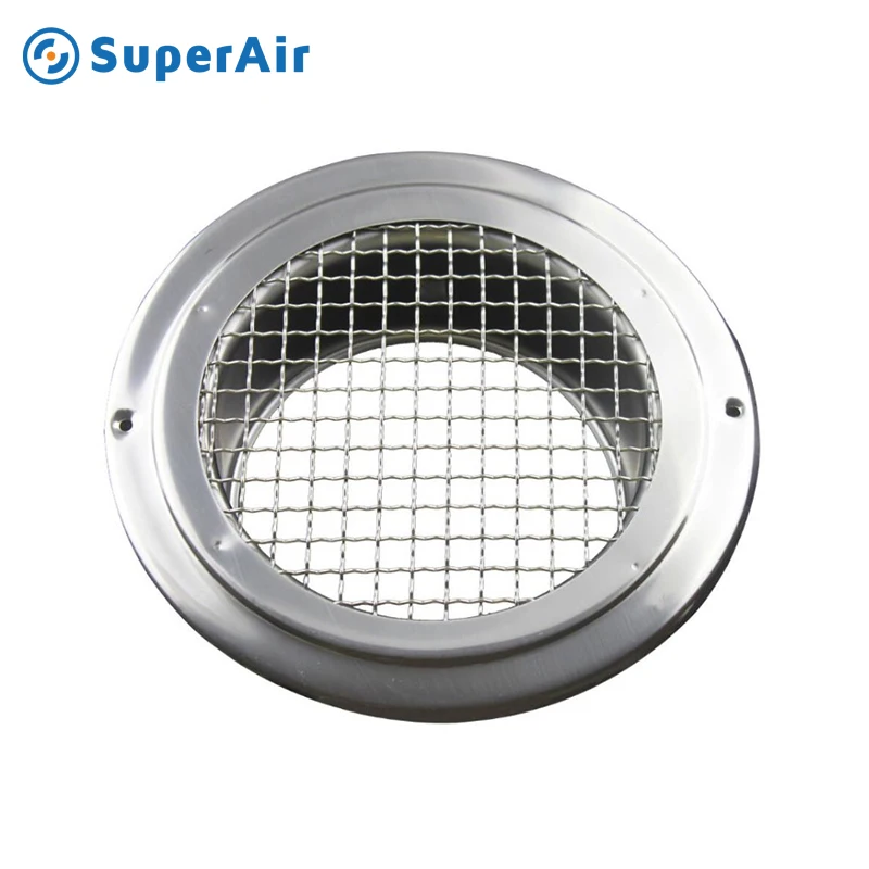Waterproof Round External Louvers Stainless Steel Louvers Outdoor air ...