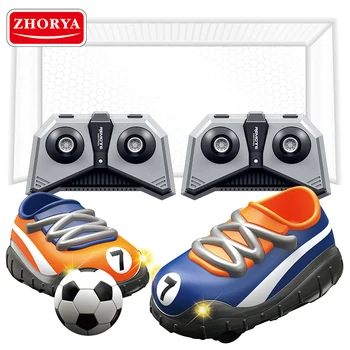 Leemook 2024 Remote Control Football Shoes Children's Toy Rc Soccer ...