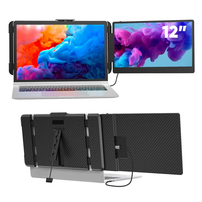 12 Inch Dual Screen Laptop Hd Double Screen Laptop Extender For Wins ...