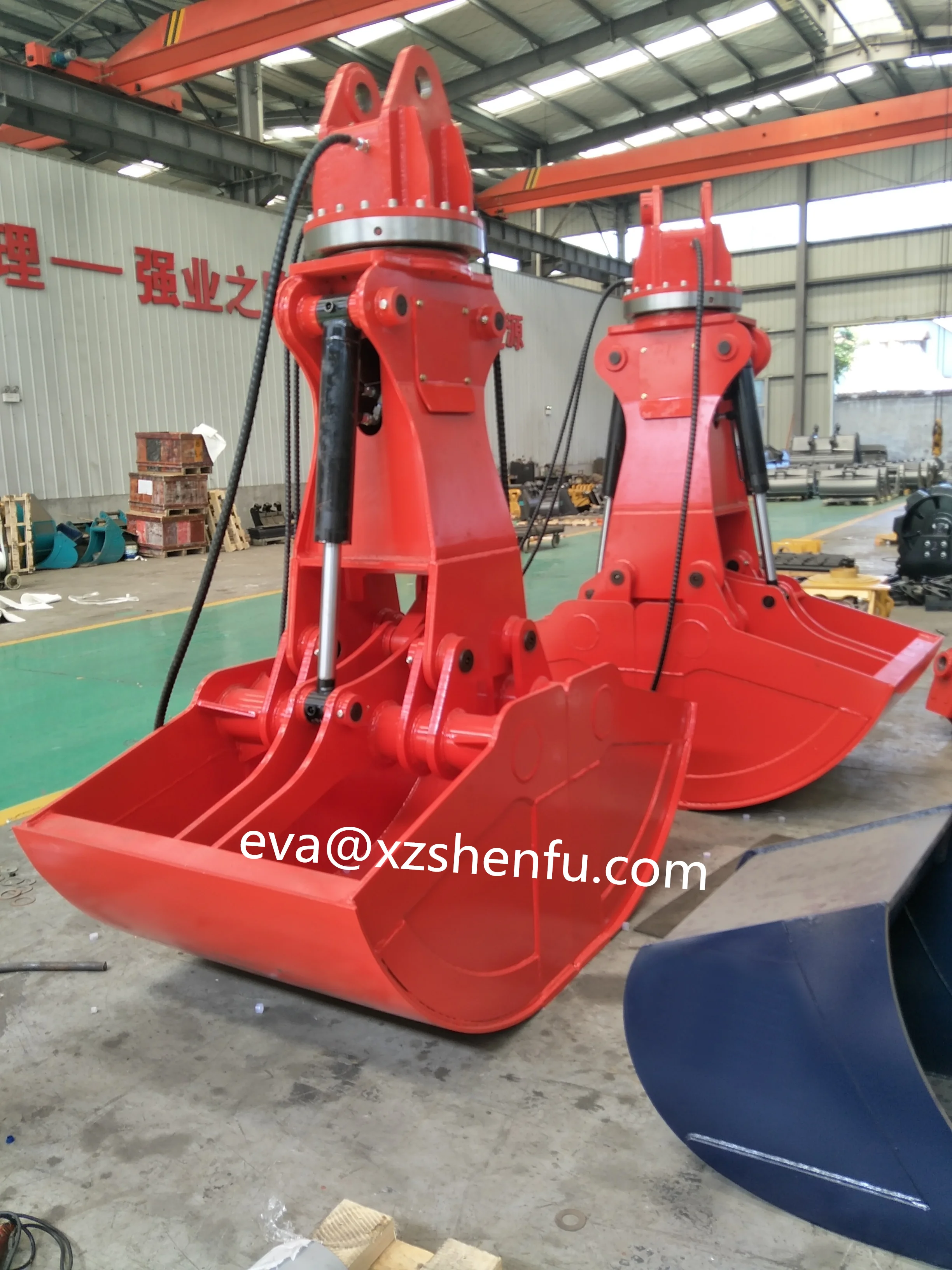 Excavator Clamp Shell Grab Bucket Digger Hydraulic Parts - Buy ...