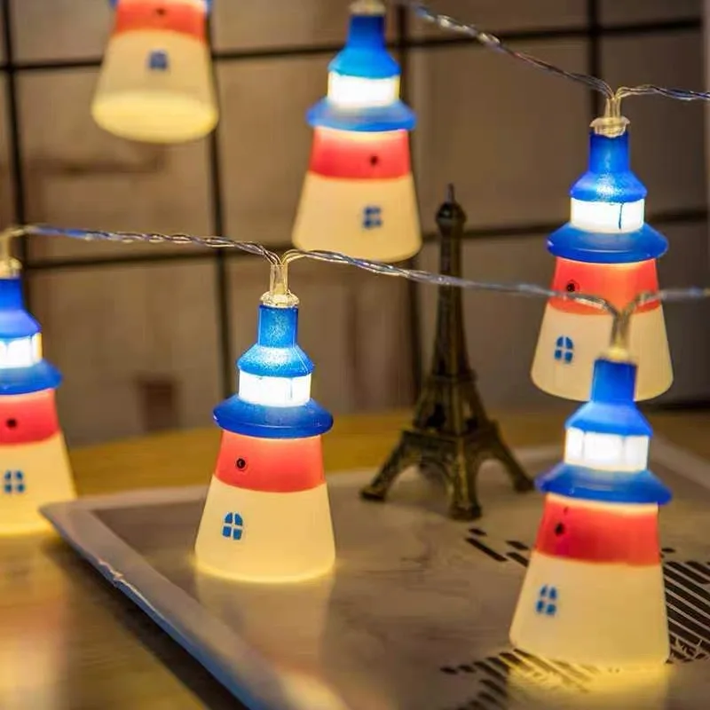 DM24060 LED string light-- lighthouse-Taizhou Deco-Maker Arts and ...