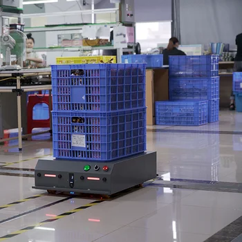 Agv100 Warehouse/factory Customized Delivery Robot Low Price Magnetic ...