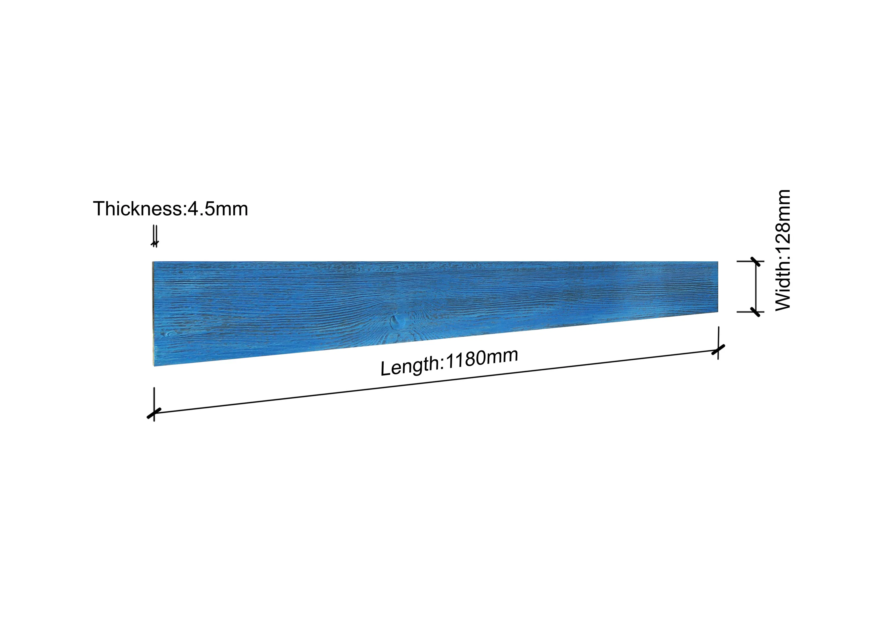 Navy Blue Hotel Livingroom Bedroom Interior Wall Cladding 3D Peel ...