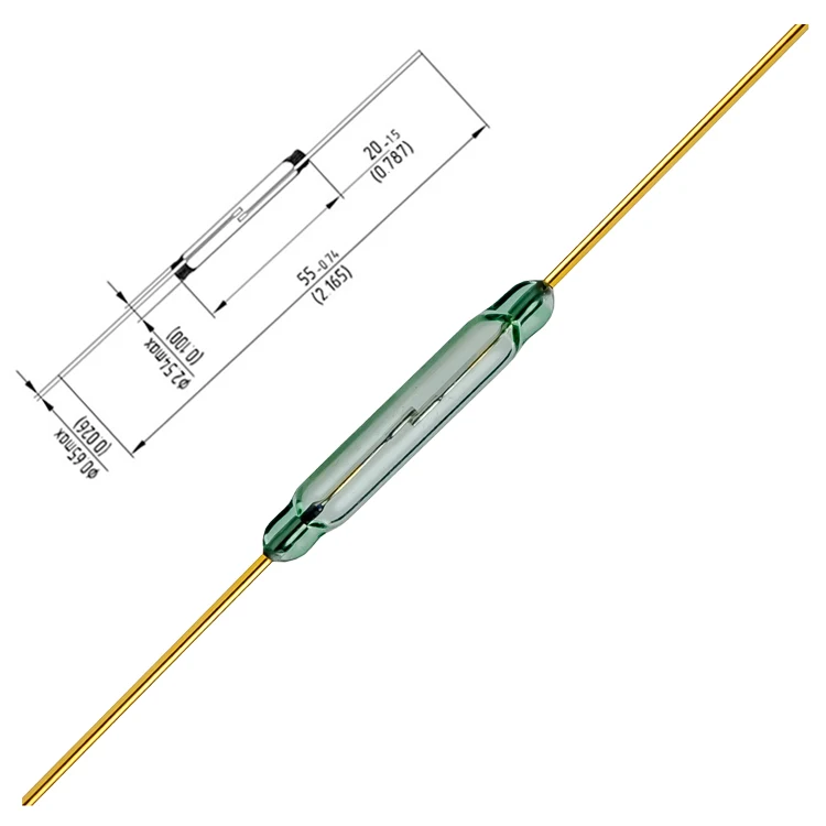 Mka-20103 High Voltage 20mm Reed Switch 220v Magnetic Contact Reed ...