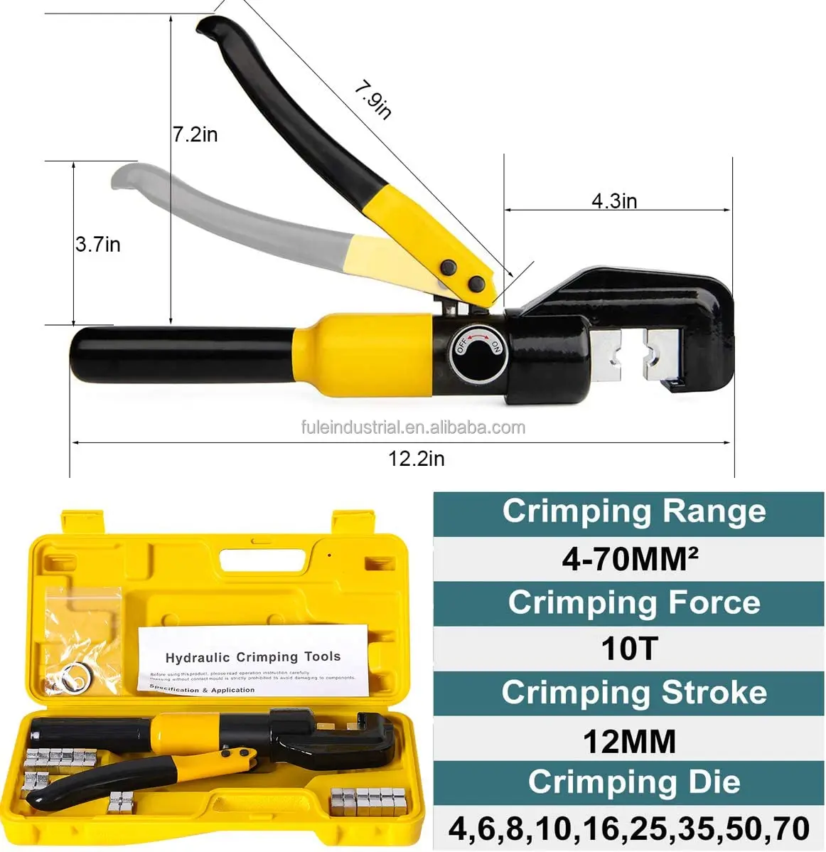 Ss Decking Railing Hardware Wire Rope Swaging 10ton Hydraulic Hand ...