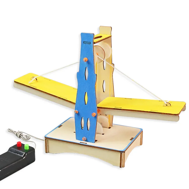 Wooden suspension bridge model children diy science experiment material ...