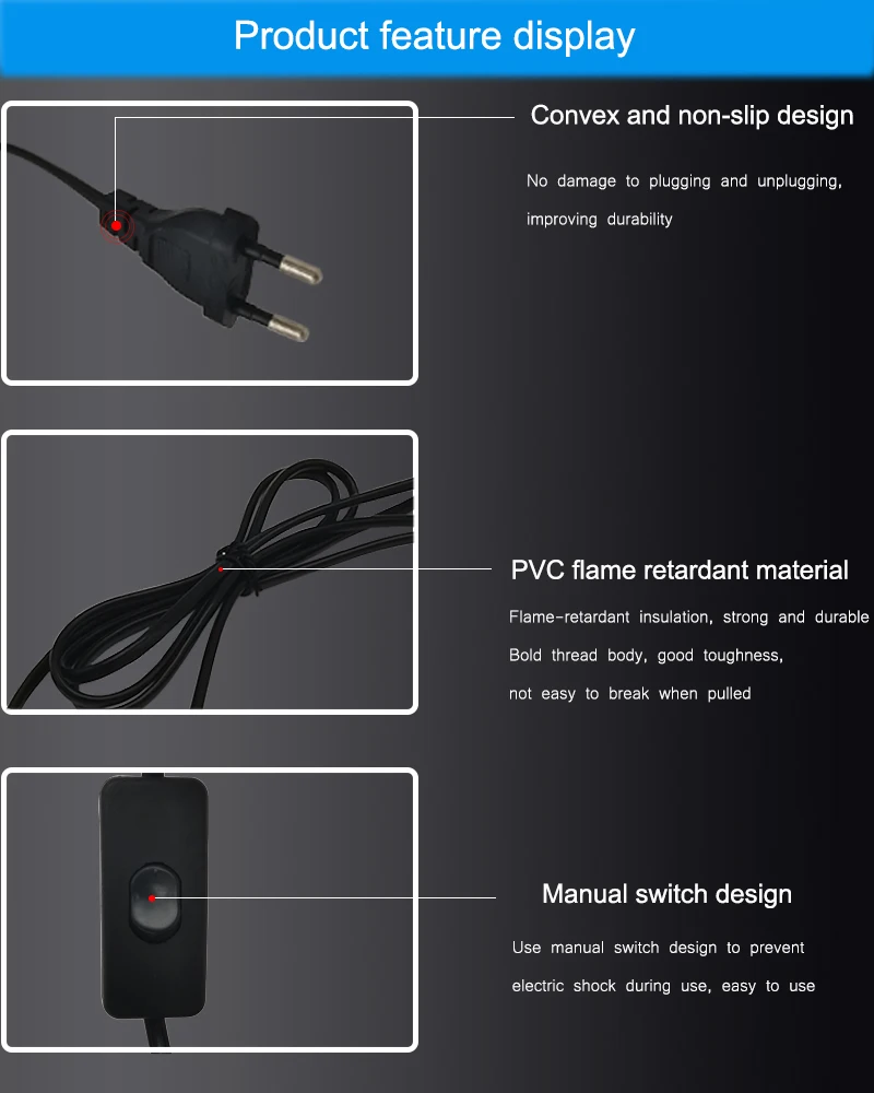 Lamp Base E27 Led Light Fixture Lamp Bulb Socket Cord Adapter With ...