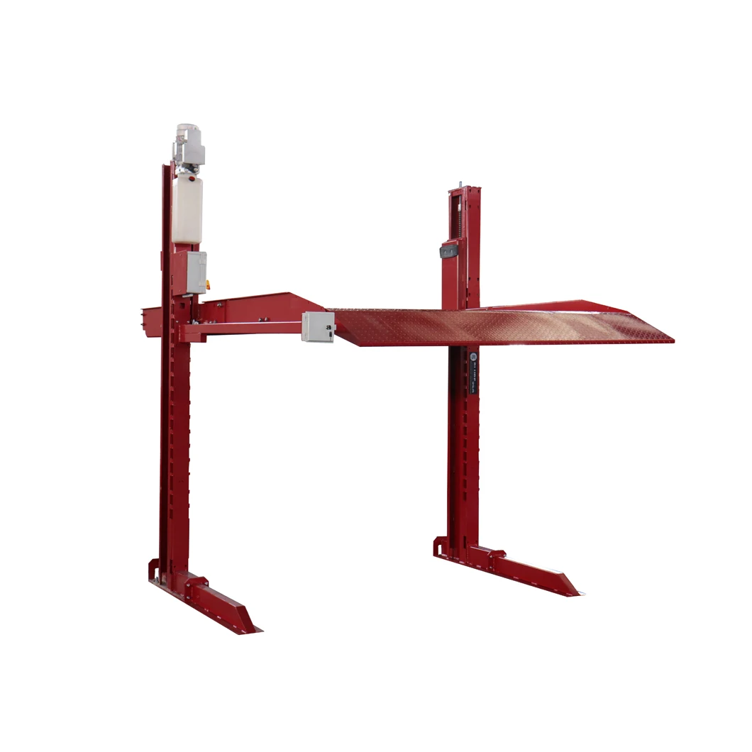 Double Stack Car Lift 2 Post Steel Garage Parking System for Stacking ...