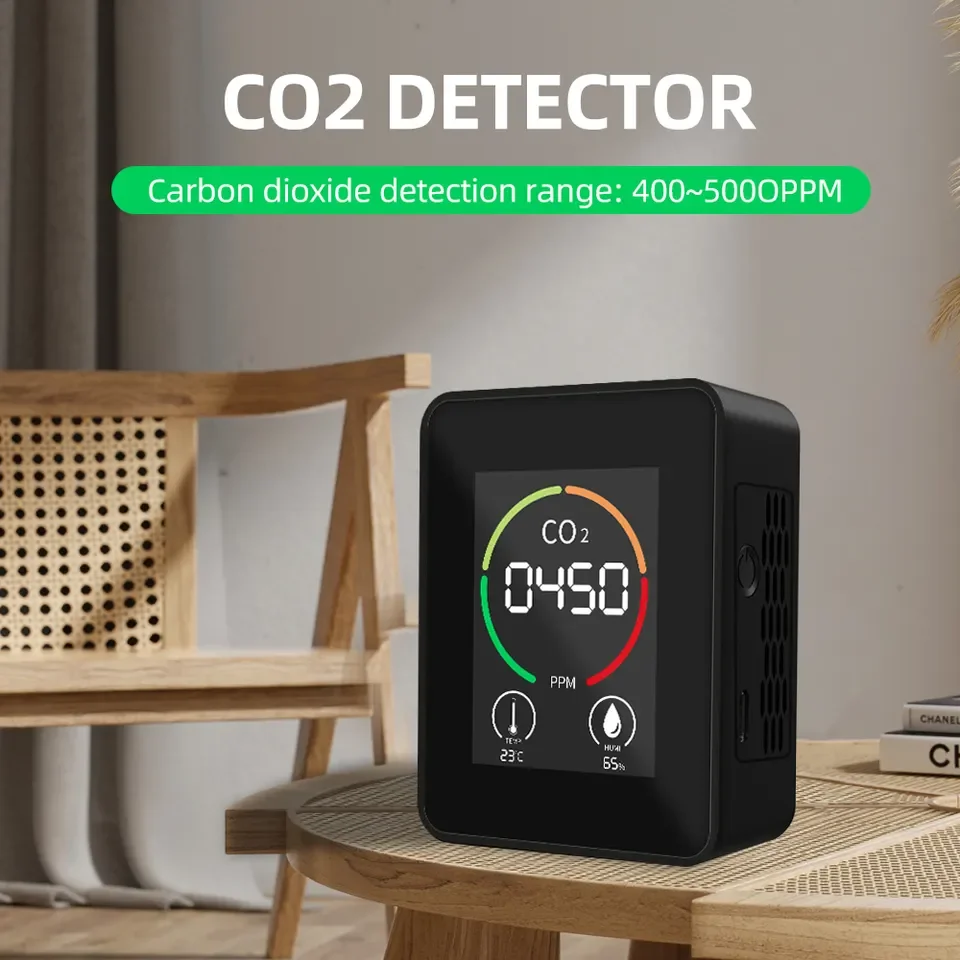 Multifunction Air Detector - Portable Temperature & Humidity Sensor