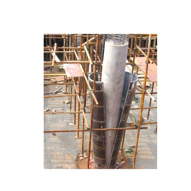 Zeemo Wood Circular Column Plywood Formwork Round Concrete Column Forms ...