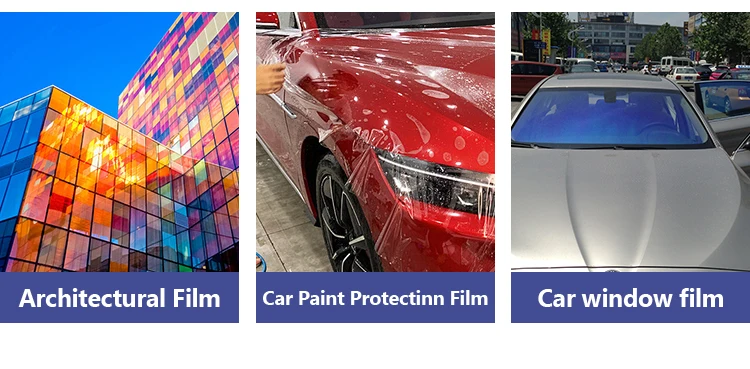 Nano Ceramic Rainbow 6099 Chameleon Purple Car Window Tint Uv Rejection ...