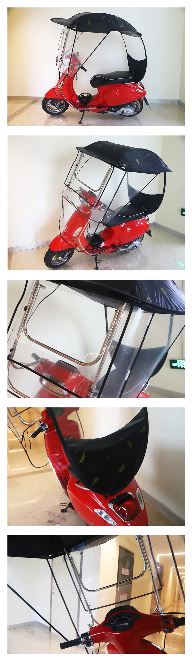 Wholesale Custom Color Sunshade Scooter Sun Canopy Waterproof ...