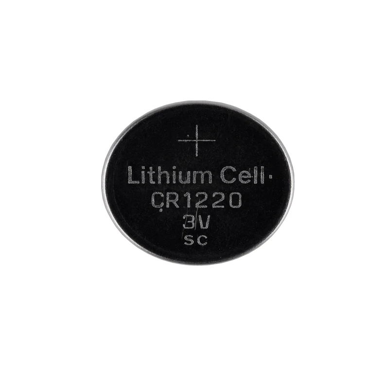 3v Lithium Limno2 Coin Cell Button Battery Cr1220 With Solder Tabs Pins ...