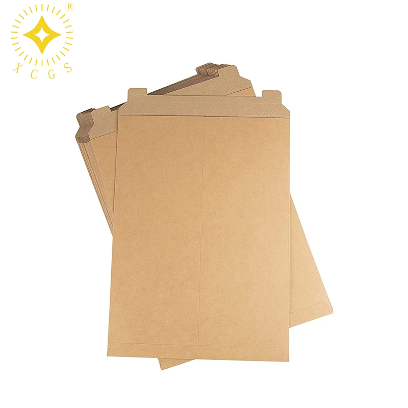 Recycled Kraft Paper Cardboard Mailers - Rigid & Expandable