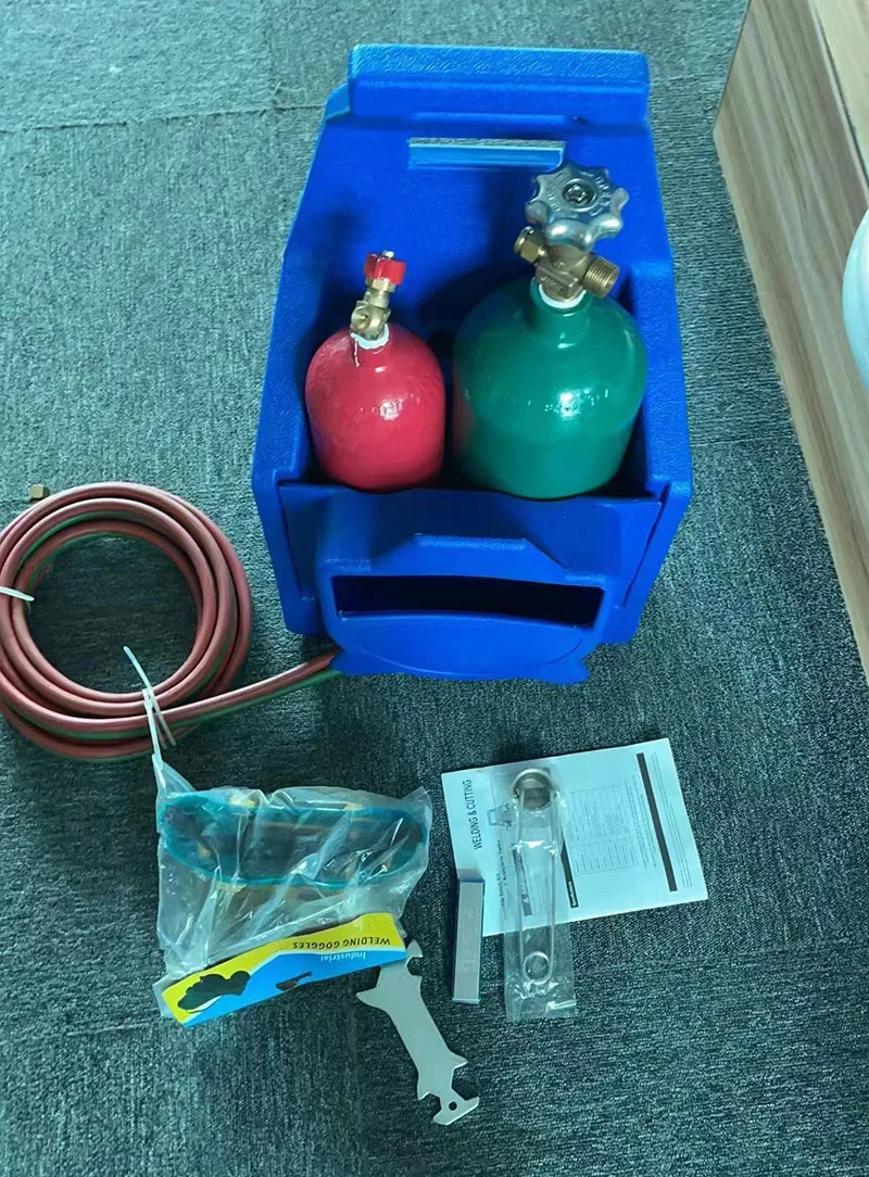 Professional Tote Oxygen Acetylene Oxy Welding Cutting Torch Kit with Tank