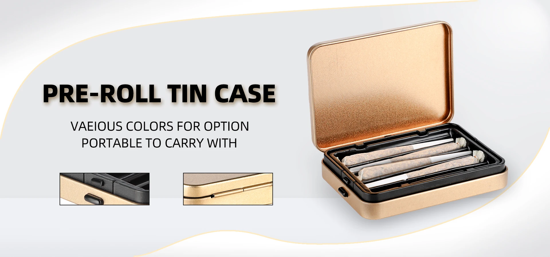 UKETA Custom Metal Child Proof Tin Case - Securelock