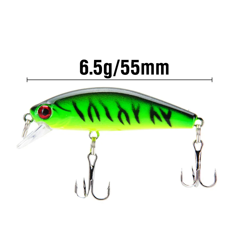 Wholesale 55mm 6.5g Small Sinking Fishing Minnow Lure with Steel Ball ...
