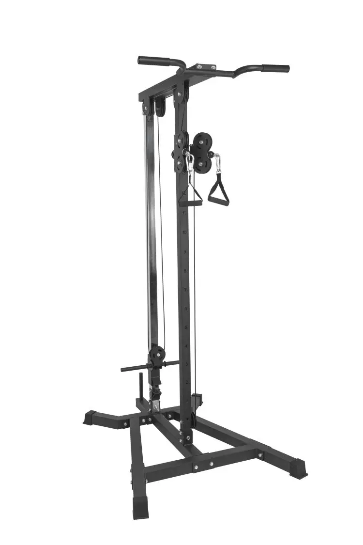 Cable Machine Lat Pull Down Adjustable Low Row Pulley Exercise ...