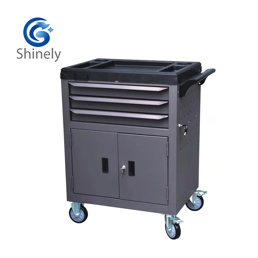 Multi layer tool trolley with good quality tools box roller cabinet set ...