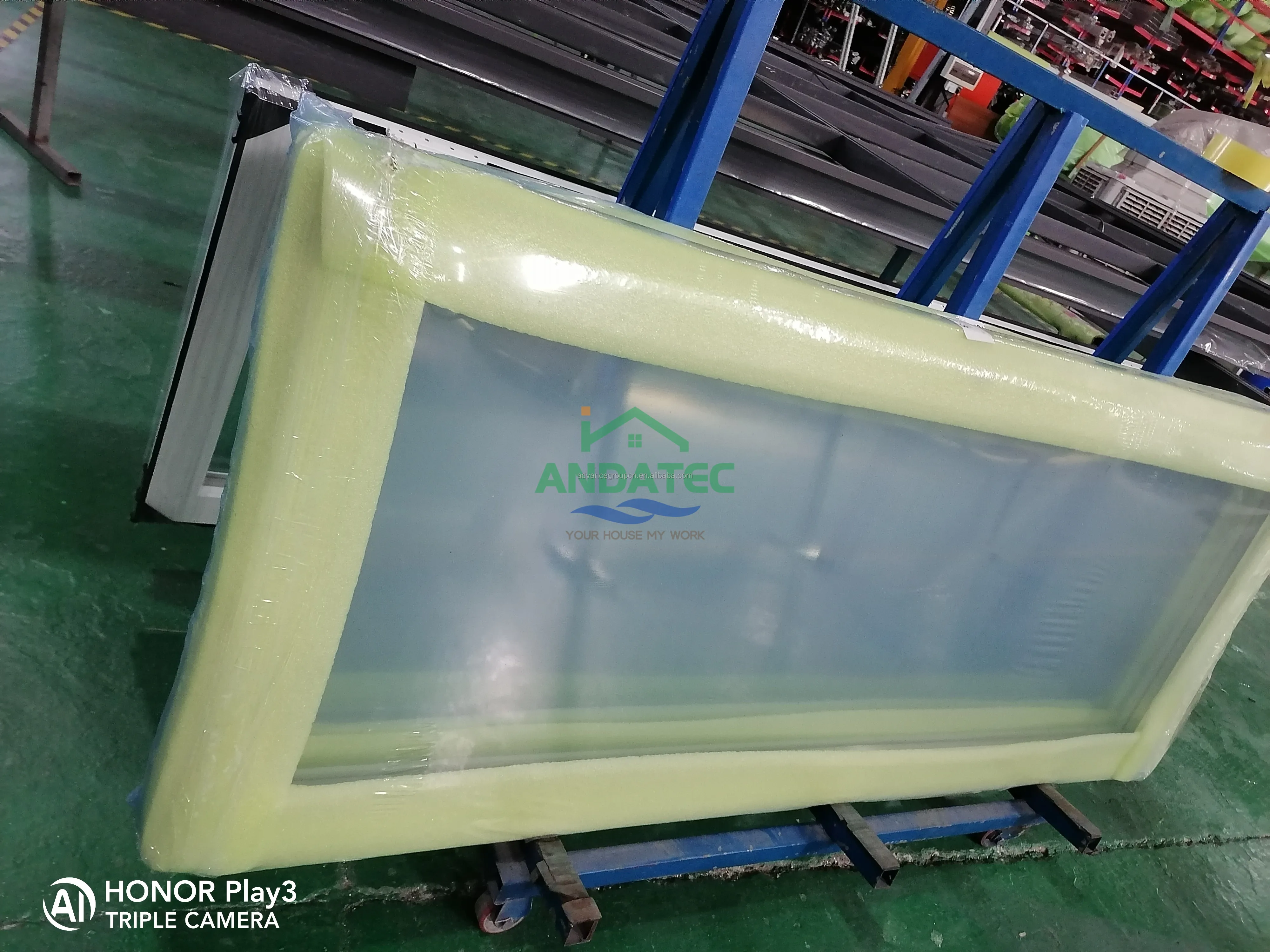 Modern Upvc Double Hung Vinyl Window with Low-e Glass & Screen ...