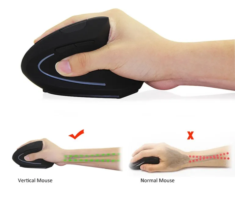 Wholesale Computer Accessory - Ergonomic 2.4G Wireless Mouse