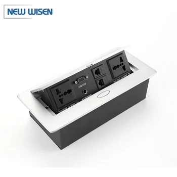 Furniture Power Distribution Units Desktop Flip Phone Socket Box ...