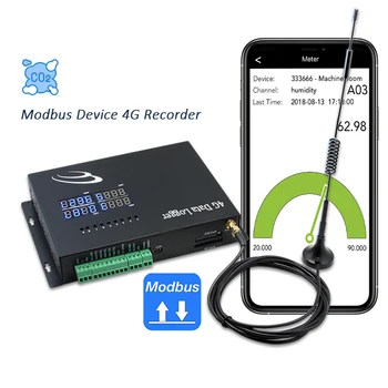 Multi-point Modbus 4g Data Logger For Temperature And Humidity Realtime ...