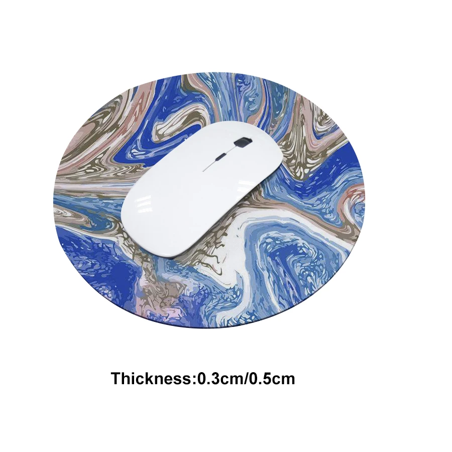 Sublimation Blank White Mouse Pad Round Heart Shaped Mouse Pad for ...