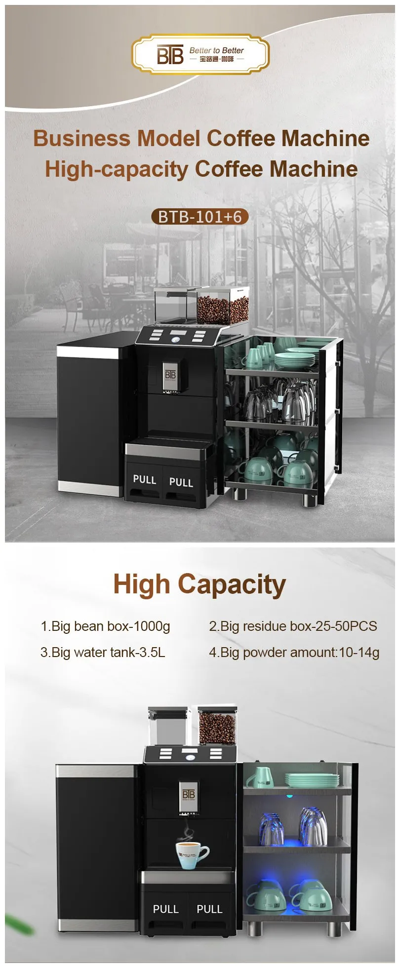 Italian Expresso Coffee Machine Commercial Fully Auto Cappuccino Coffee ...