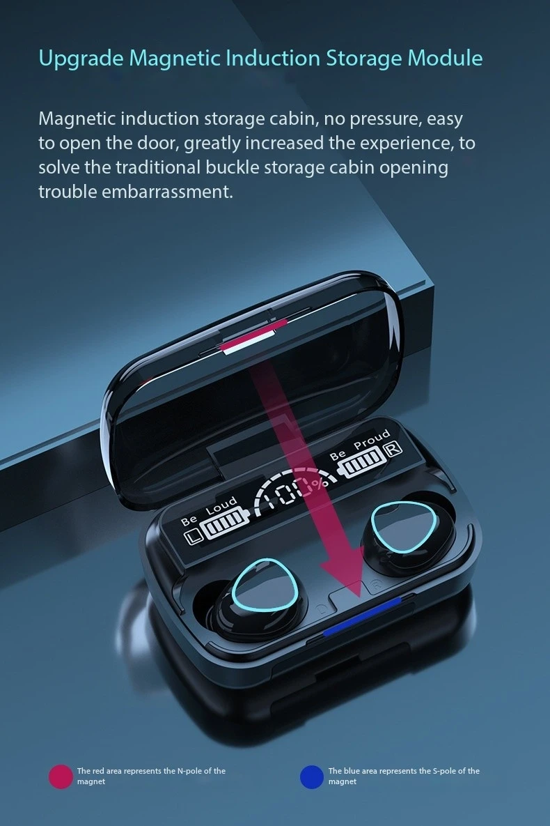 Wholesale Cross-border Explosion M10 Noise Cancelling TWS Headset M ...