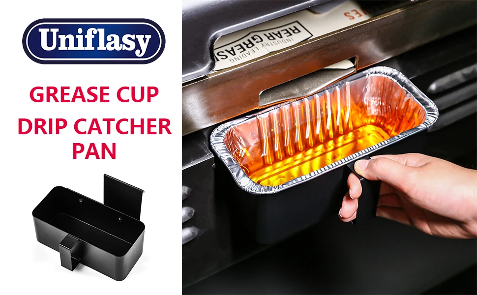 Grill Grease Collection Pan with Disposable Foil Liners for Blackstone ...