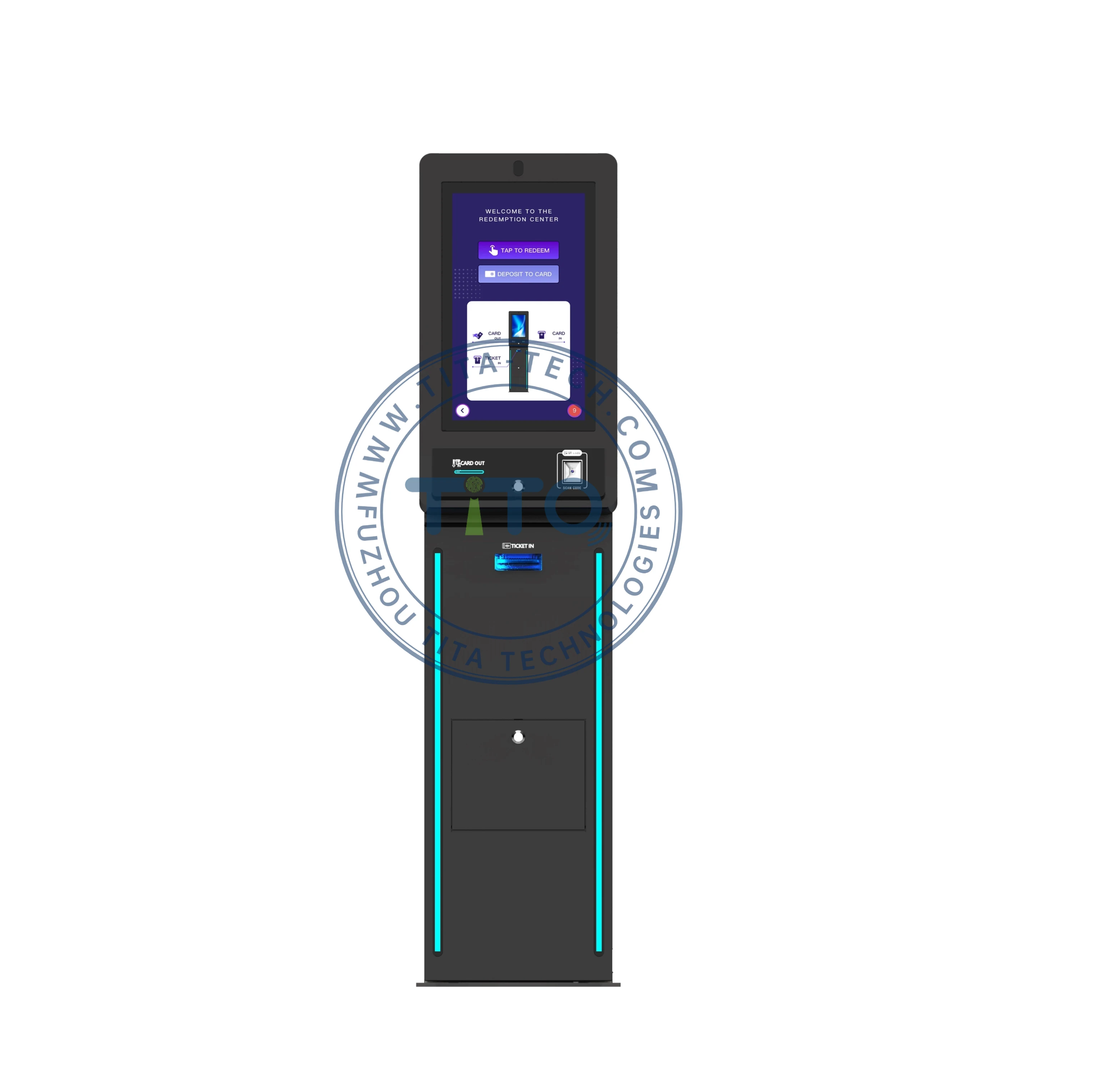Golden Dragon Coin-Operated Game Cabinet Touchscreen Self-Service ...