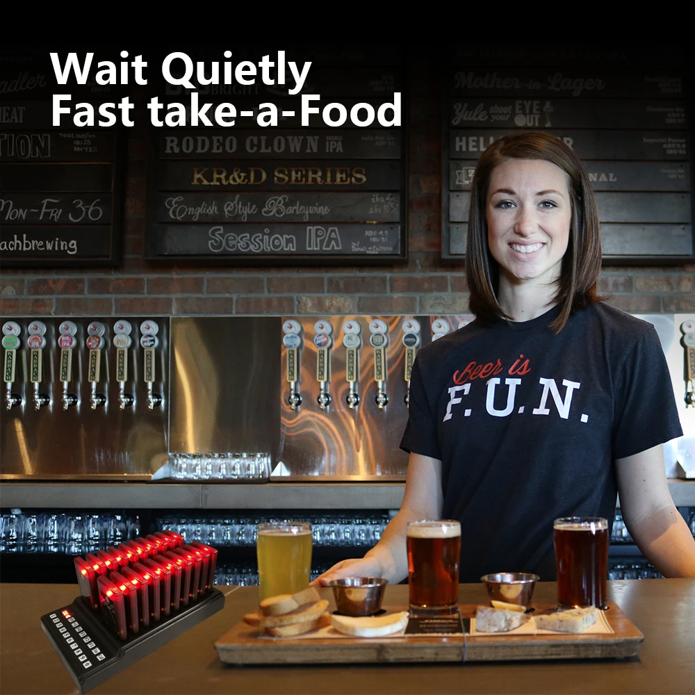 Waterproof New Restaurant Service Paging System Service Restaurant ...