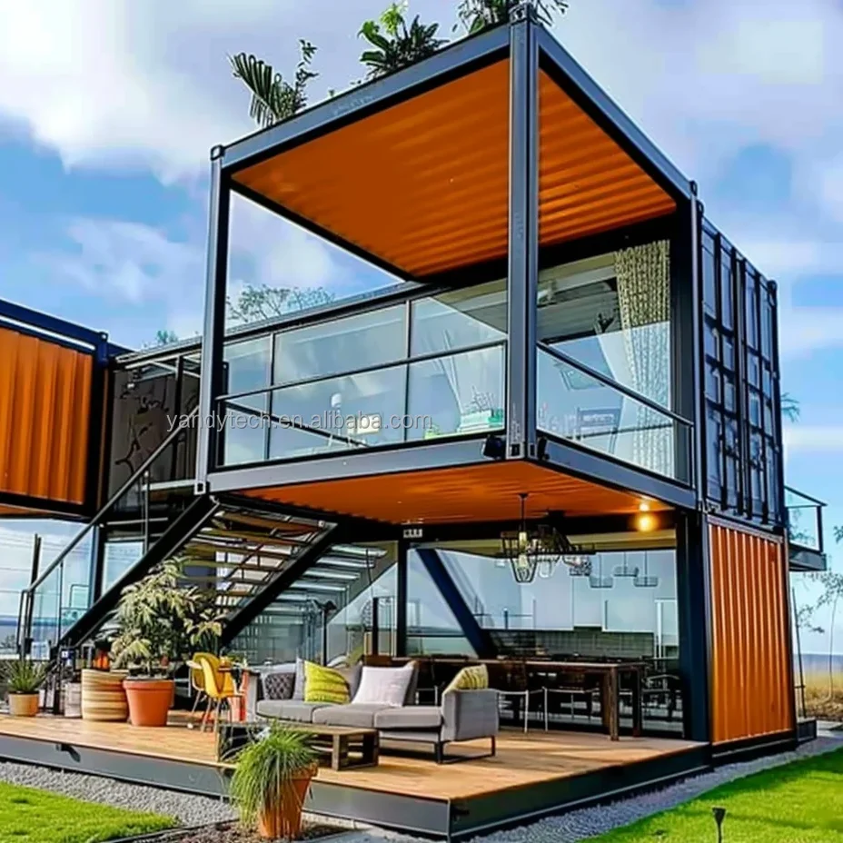 Y&Y Modern Luxury 20ft & 40ft Flat Pack Shipping Containers Modular for ...