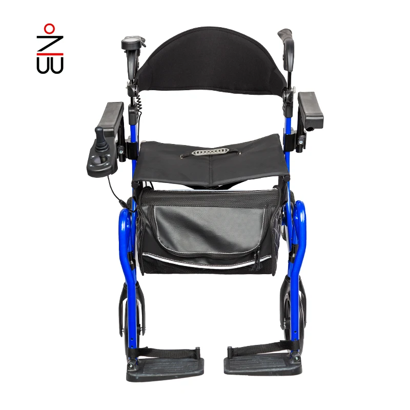 Power Assist Electric Folding Walker Rollator Chair For Adults - Buy ...