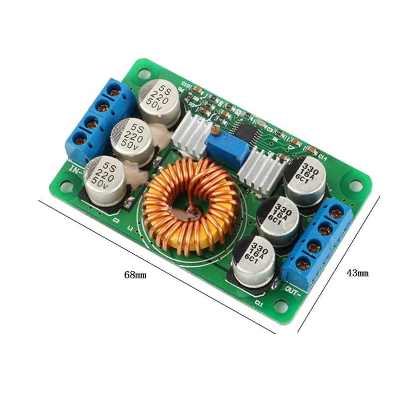 16-40v Input 1-12v Output Dc-dc Step-down Module 6a Synchronous Rectifying Power Board - Buy Dc ...